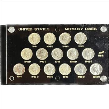 * Stunning 1941-1945 (P,D & S) U.S. Silver Brilliant Uncirculated ...