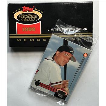 1992 Topps Stadium Club Limited Edition Cards - Members Only | Property ...