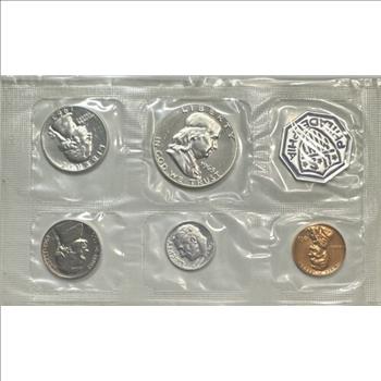 1963-P U.S. Silver Proof Coin Set - Includes Franklin Half Dollar "Last ...