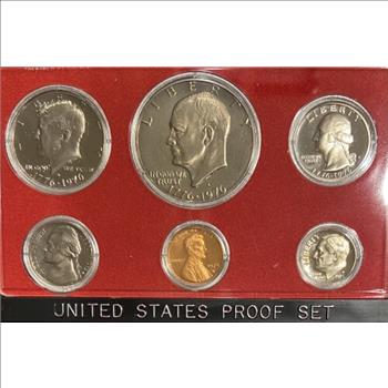 **1976-S US Proof Set - 6 Coin Set - Includes Eisenhower Dollar ...