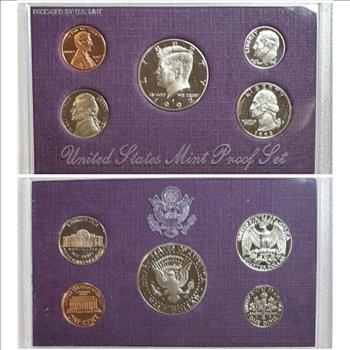 - 1992-S U.S. Mint Proof Set - 5 Coins in Original Mint Packaging with ...
