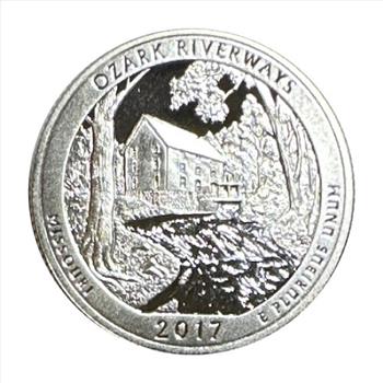 - 2017-S U.S. Silver Ozark National Scenic Riverways (MO) Quarter ...