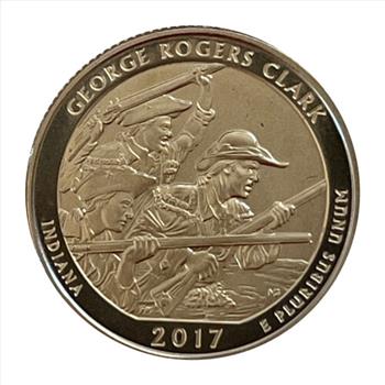 * 2017-S U.S. Enhanced Uncirculated Washington Quarter - George Rogers ...