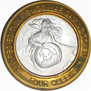 Silver Strike! Limited Edition $10 Silver Gaming Token - 4 Queens Hotel ...