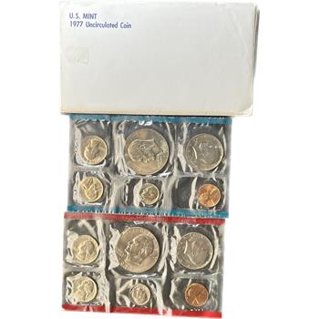 . 1977 (P&D) U.S. Uncirculated Coin Set - 12 Coins in Original Mint ...