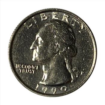 * 1990-P U.S. Uncirculated Washington Quarter | Property Room