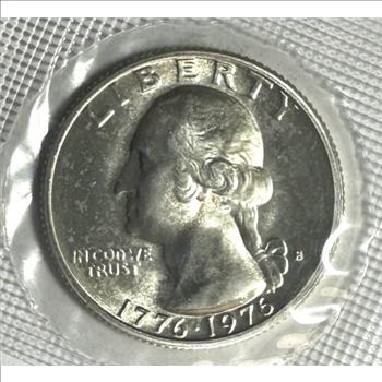 - 1976-S Washington Quarter Bicentennial Reverse Silver Clad Proof in ...