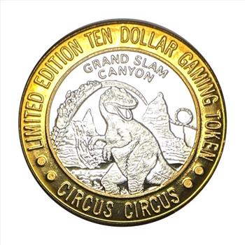 Silver Strike! Collector's Series .999 Silver $10 Gaming Token - Circus ...