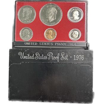 >1976-S U.S. Bicentennial Proof Set - 6 Coins Including Eisenhower ...