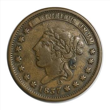 . 1837 Liberty Millions for Defence Hard Times Token | Property Room