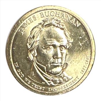 - 2010-P U.S. Presidential $1 Coin - James Buchanan - 15th President ...