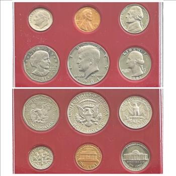 - 1981-S U.S. Silver Proof Set - Dollar, Half Dollar, Quarter, Dime ...