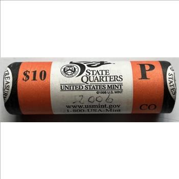 * 2006-P U.S. Mint Wrapped $10 Roll of State Quarters - Colorado ...