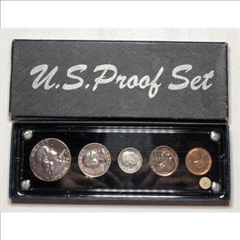 1960 U.S. Mint Proof Set - Includes Three Silver Coins and Small Date ...