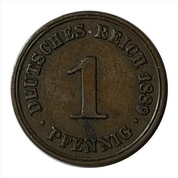 * 1889-A German One Pfennig | Property Room