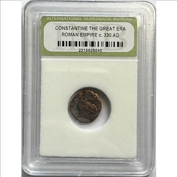 Constantine The Great Era - Roman Empire c. 330AD Coin - International Numismatic Bureau ...