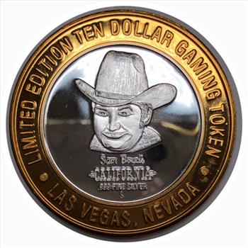 Silver Strike! Limited Edition $10 Silver Gaming Token -Sam Boyds ...