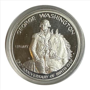 >1982-S U.S. Silver Washington Commemorative Proof Half Dollar - 250th ...