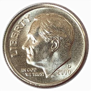#2000-D U.S. Roosevelt Dime - Brilliant Uncirculated | Property Room