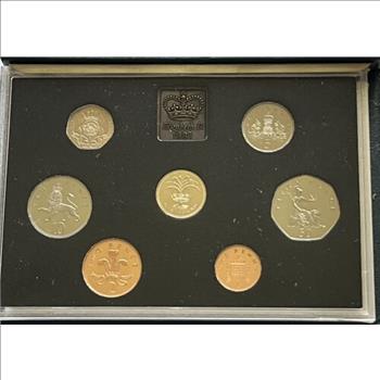 1985 United Kingdom Proof 7 Coin Collection - Limited Edition - 125k ...