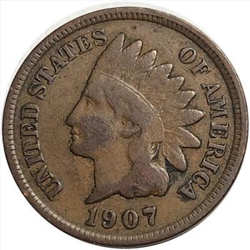 *1907 US Indian Head Penny | Property Room