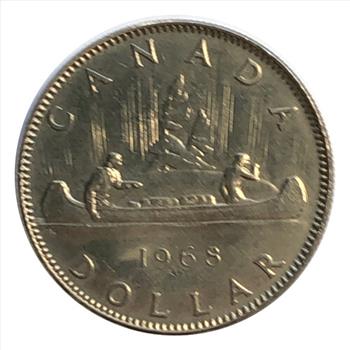 *1968 Canada Silver One Dollar Voyageur Coin | Property Room