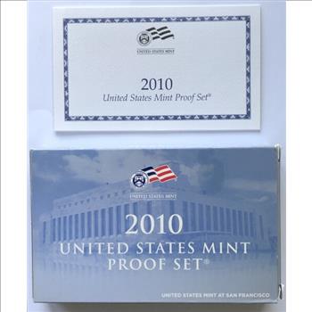*2010-S United States Mint Proof Set - 14 Coins Boxed with COA ...