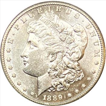 1889-S U.S. Silver Morgan Dollar-Scarce Semi Proof-like Brilliant ...