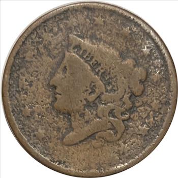 1816-1839 Undated Coronet U.S. Large Cent-Perfect Type Set Coin ...