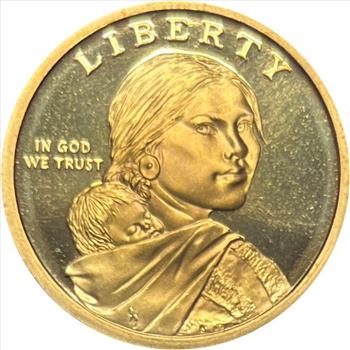 2009-S U.S. Sacagawea Deep Cameo Gem Proof Dollar Coin "Native Variety ...