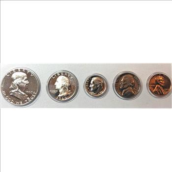 1963 U.S. Silver Gem Proof Set-Whitman Hard Plastic Display Case ...