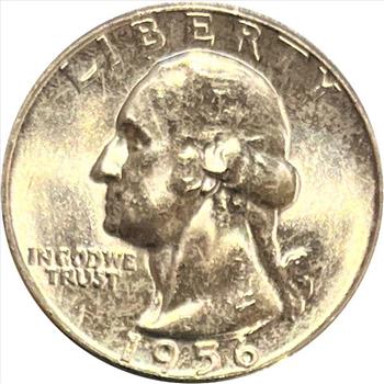 1956 U.S. Silver Washington Quarter-Brilliant Uncirculated | Property Room