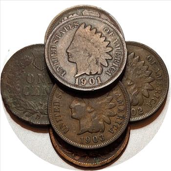 (6) US Indian Head Small Cents-All Collector Grade | Property Room