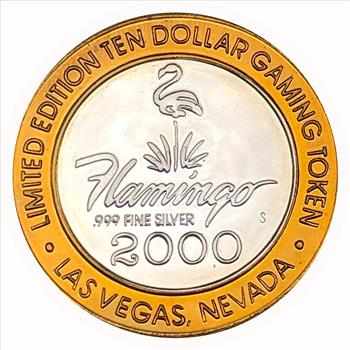 2000 Limited Edition $10 Gaming Token - Flamingo Hilton | Property Room