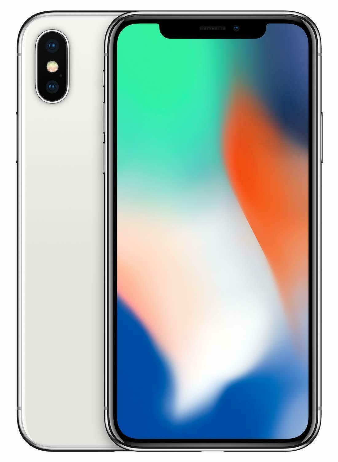 Apple iPhone X 64GB Unlocked Smartphone - Silver | Property Room