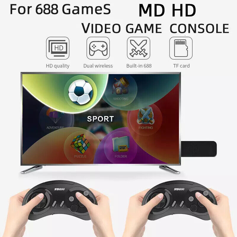 SG800 Wireless Retro Classic Gaming Console 688 Games | Property Room