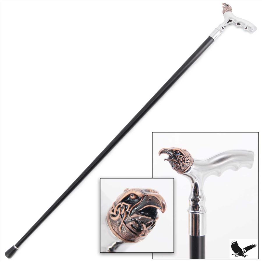 36" Copper Eagle Head Handle Gentlemen Walking Cane Stick | Property Room