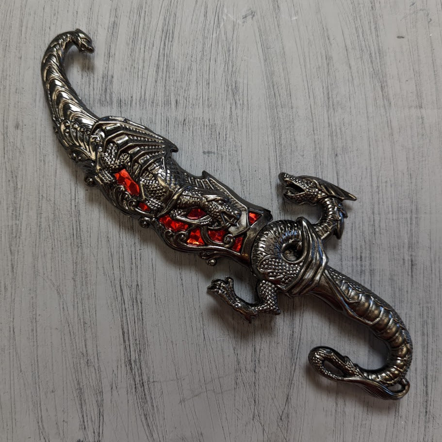 10" RED DRAGON FANTASY DAGGER | Property Room