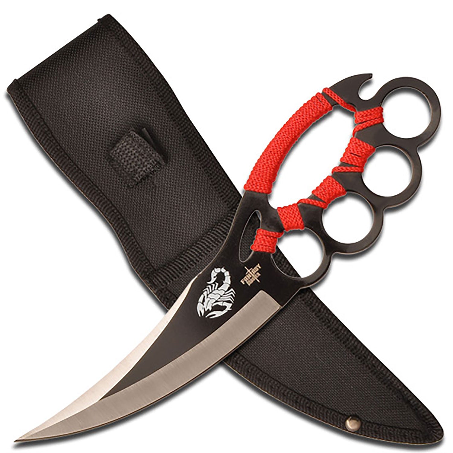 Fantasy Master - Fantasy Fixed Blade Knife - FM-617R Knuckles Trench ...