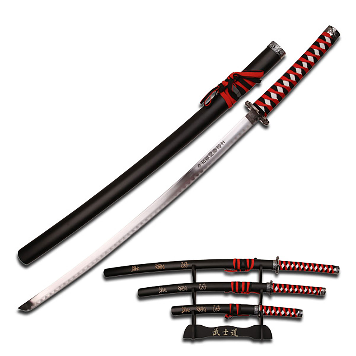 BladesUSA - 3 Piece Sword Set - SW-68LBK4 | Property Room