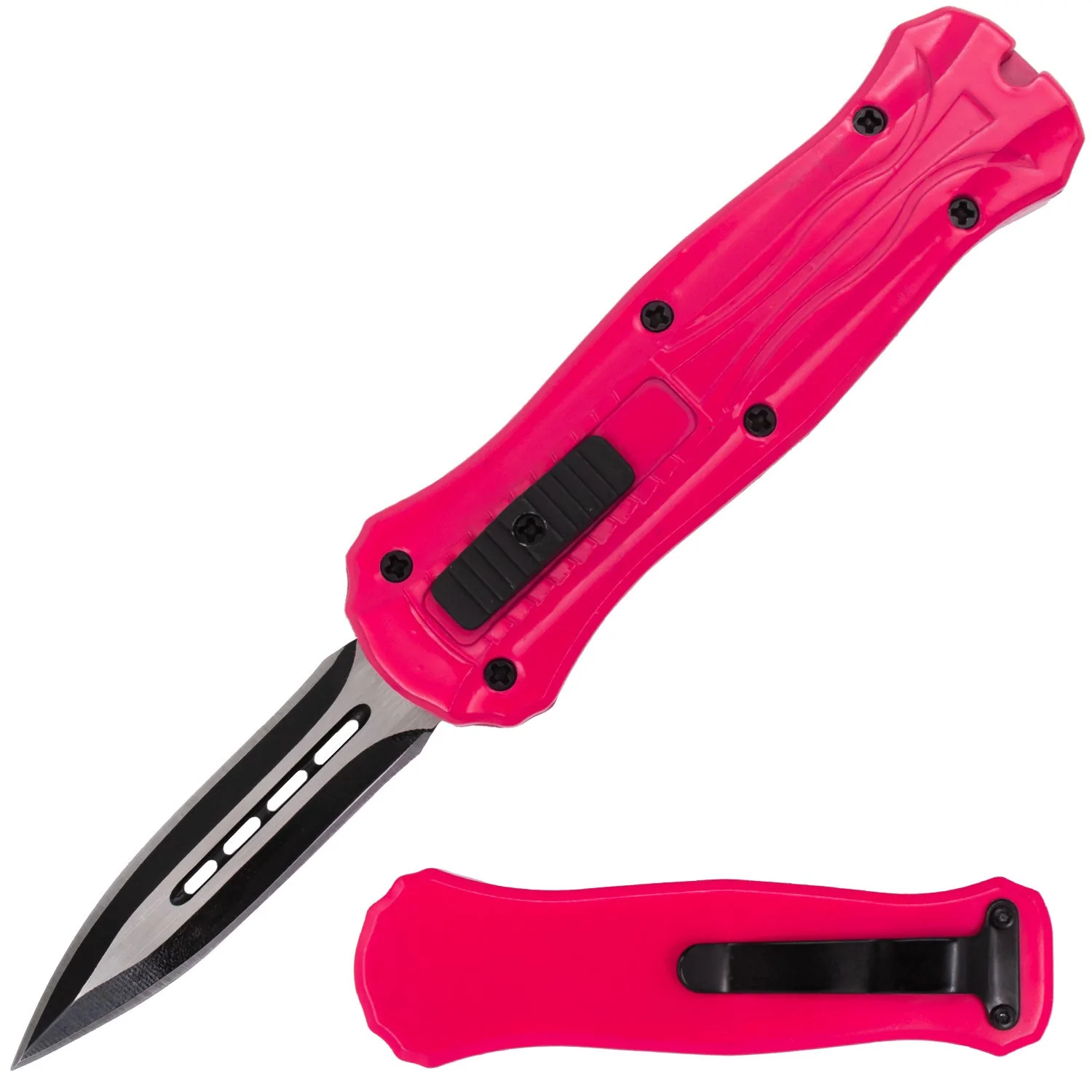 Miniature OTF Automatic Knife - Hot Pink | Property Room