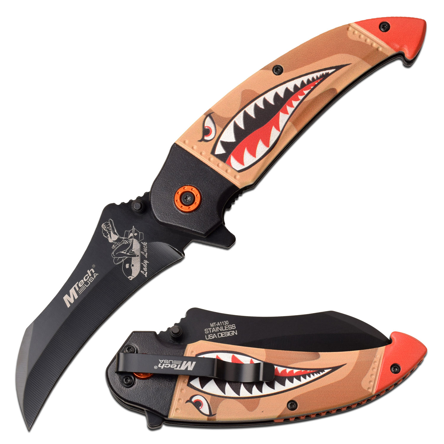 MTech USA - Spring Assisted Knife - MT-A1130TN | Property Room