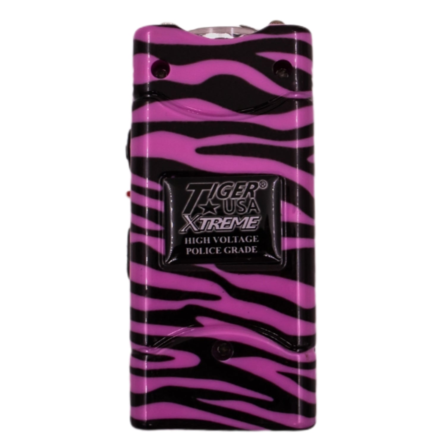 Pink Zebra Small Quantum Tiger USA Xtreme Stun Gun 96V | Property Room
