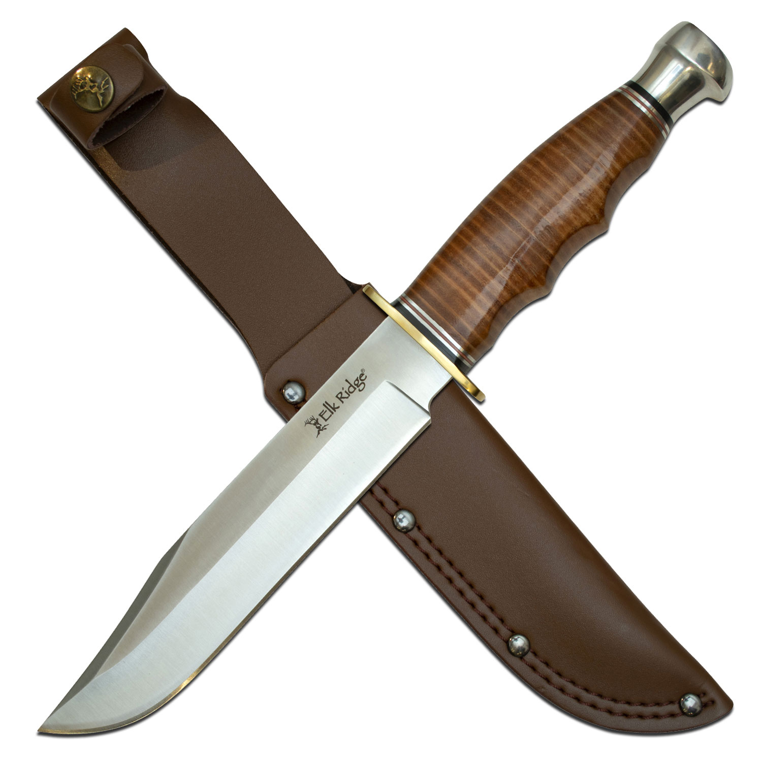 ELK RIDGE - FIXED BLADE KNIFE - ER-200-32LBR | Property Room