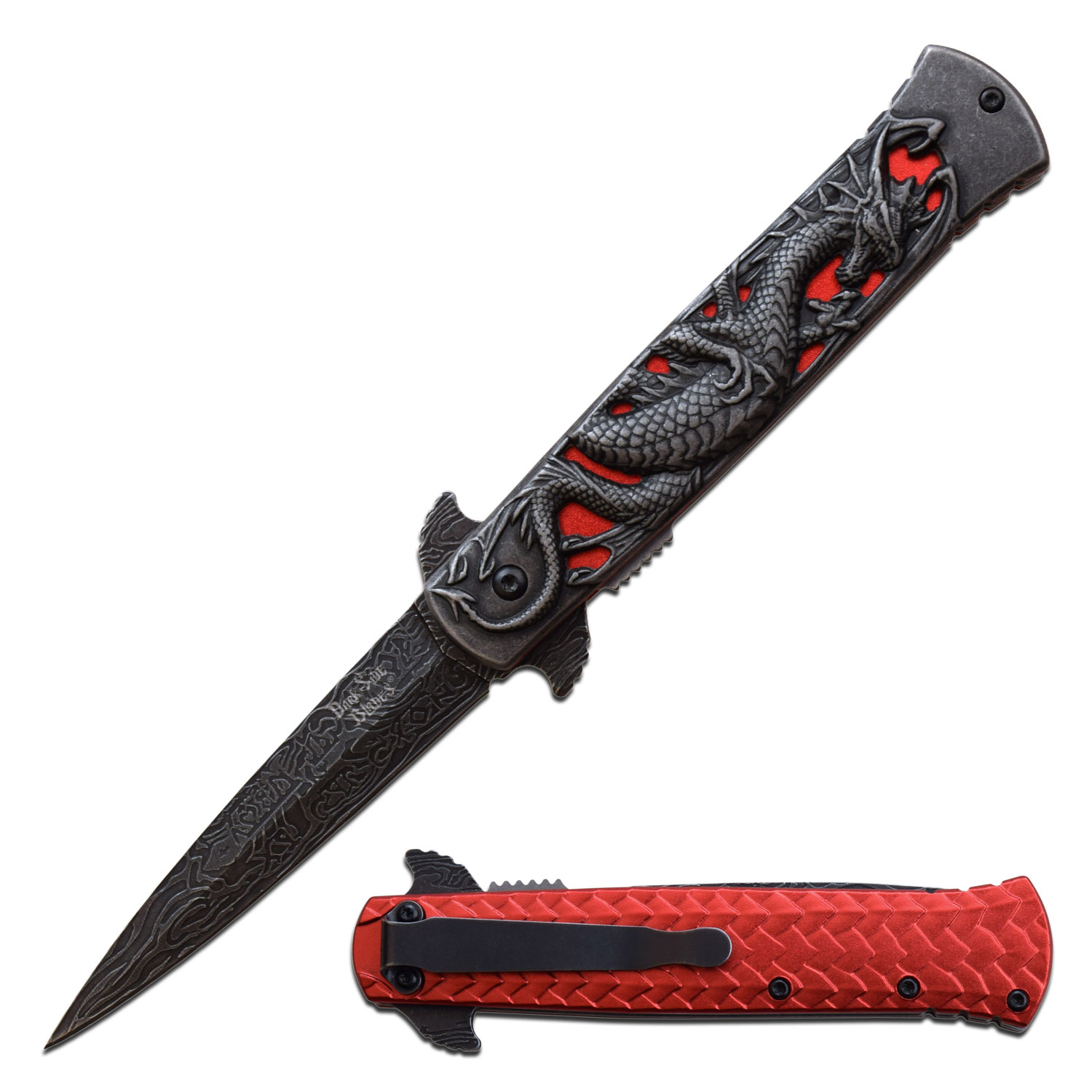 DARK SIDE BLADES DS-A081RD SPRING ASSISTED KNIFE | Property Room