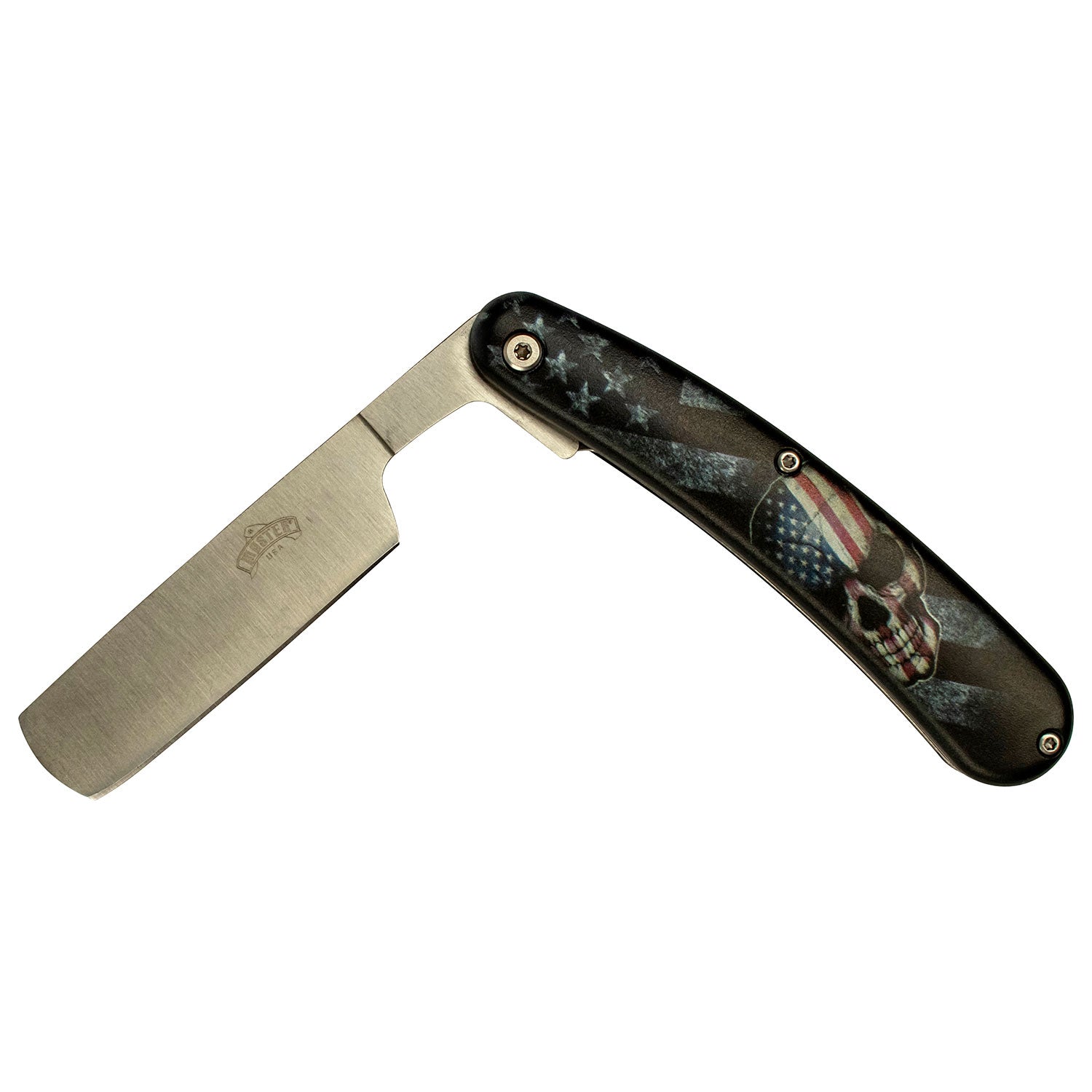 MASTER USA RAZOR KNIFE - MU-A122A SKULL FLAG | Property Room
