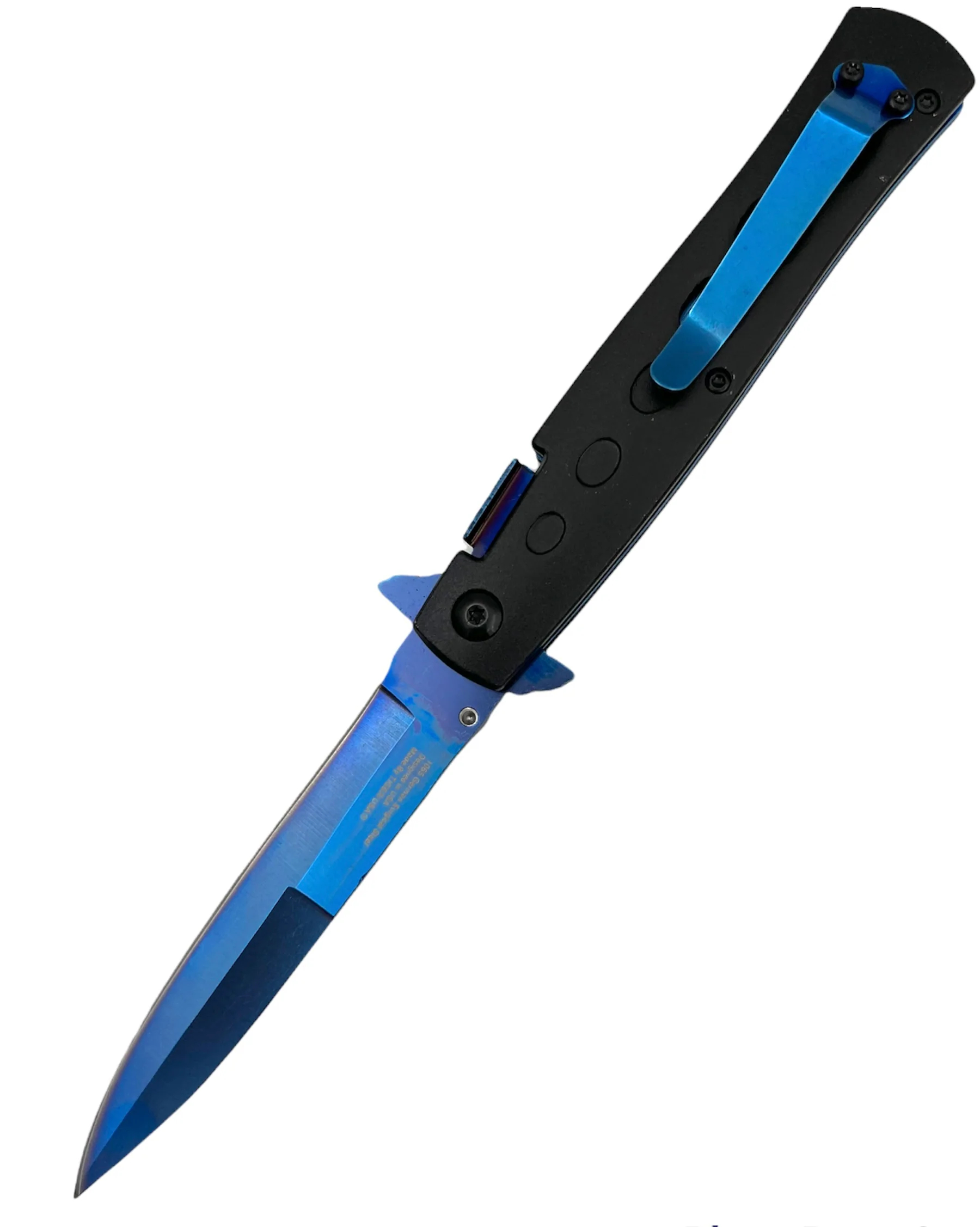 Folding BLACK and BLUE knife | Property Room