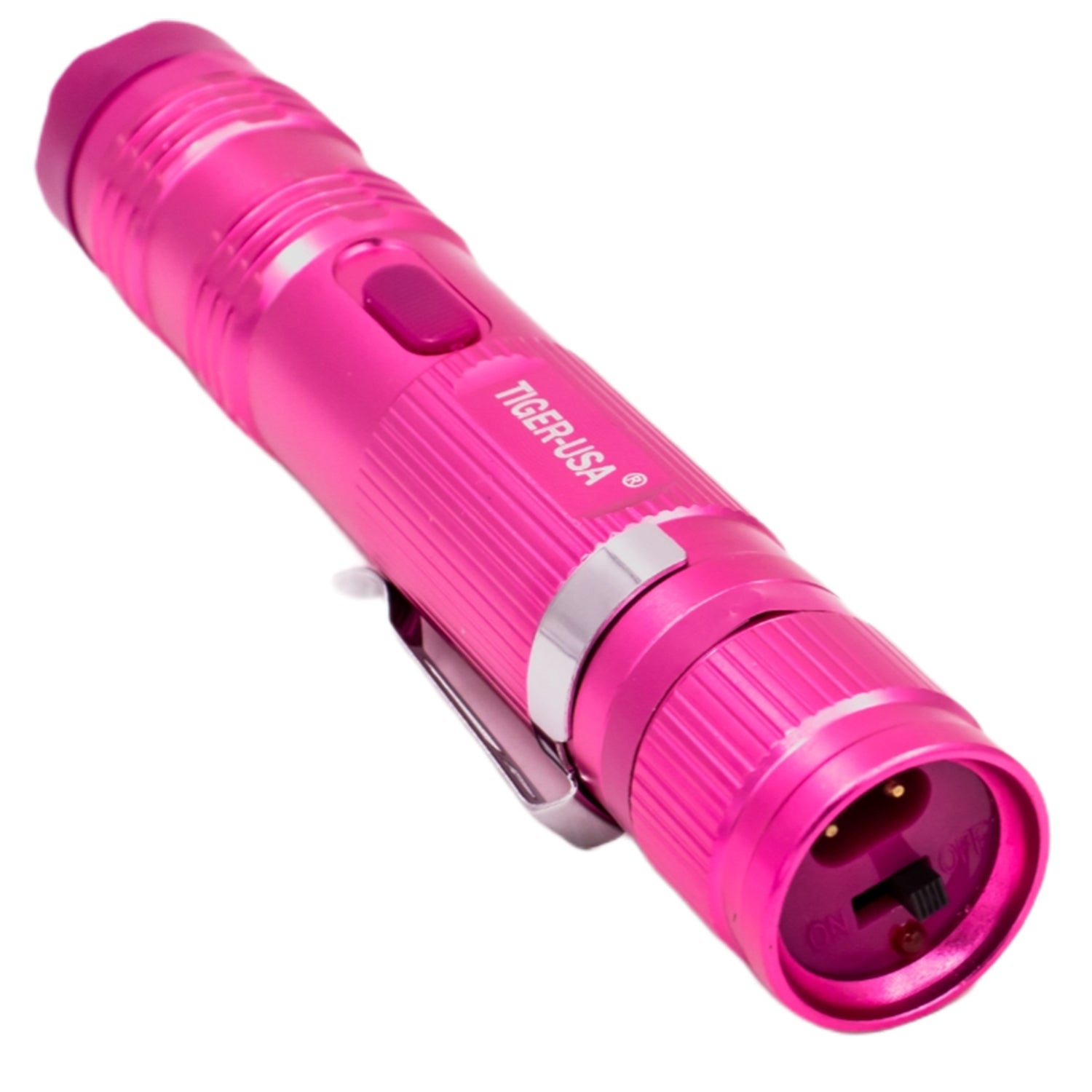 SHOCKDROP Tiger-USA Xtreme® 100 Mill Stun Gun Flashlight (Pink ...