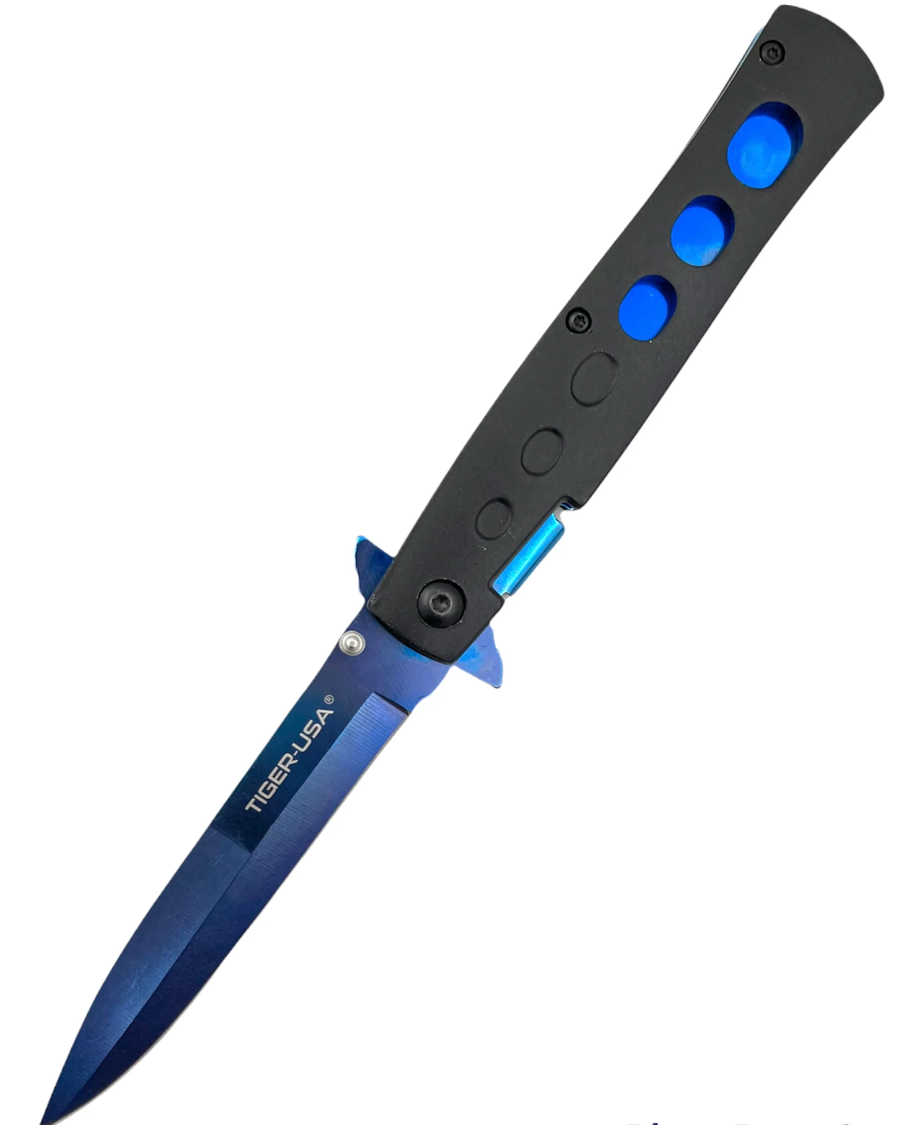 Folding BLACK and BLUE knife | Property Room