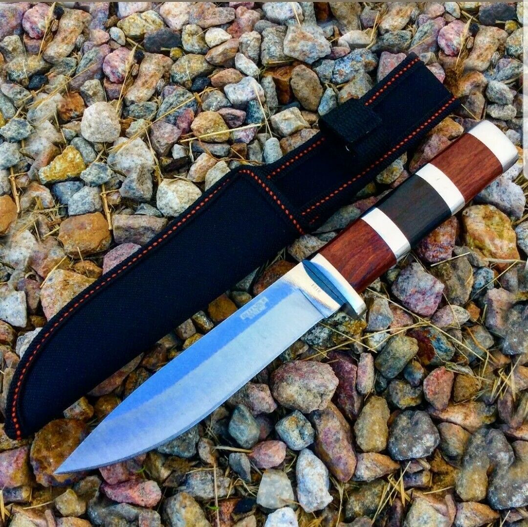 Defender-Xtreme 10" Hunting Knife Stainless Steel Blade with Wood ...